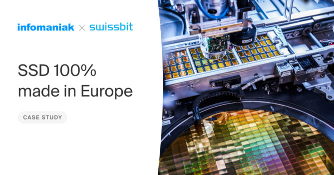 Infomaniak drives its cloud with European SSDs by Swissbit • Infomaniak